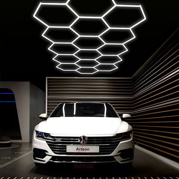 Hexagon Garage Lighting | DIY LED Garage Ceiling Lights – Siltoll