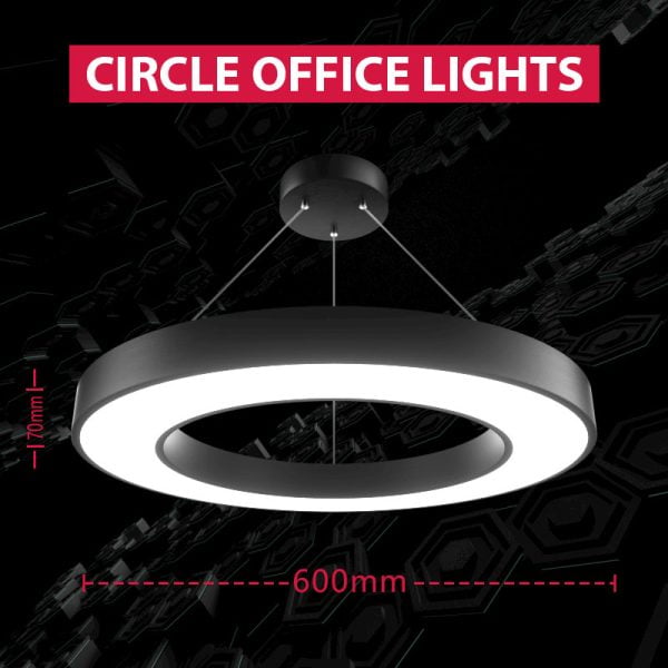 Hexagon LED Office Lights | Modern Energy-Saving Workspace Lighting ...