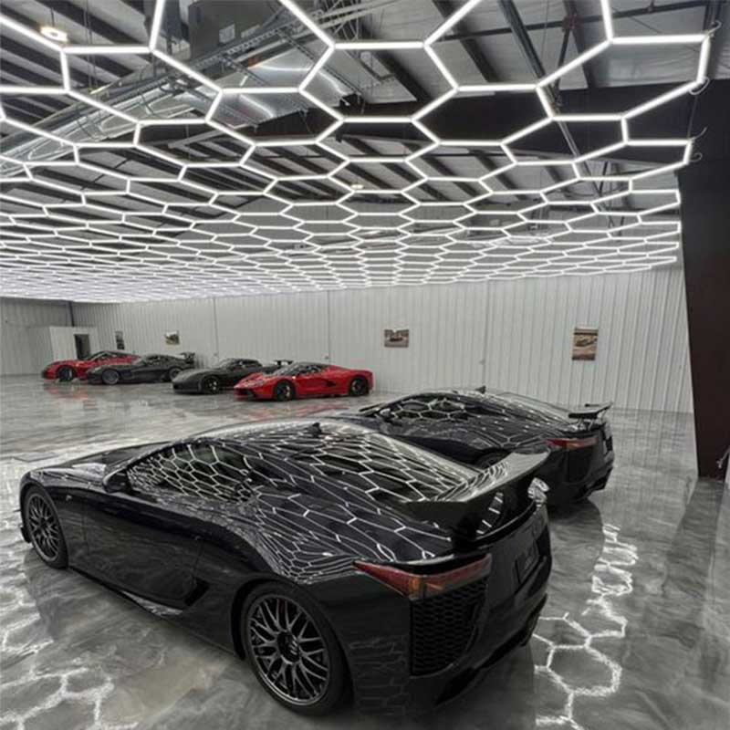 Hexagon Detailing Light Setup For Auto Enthusiasts