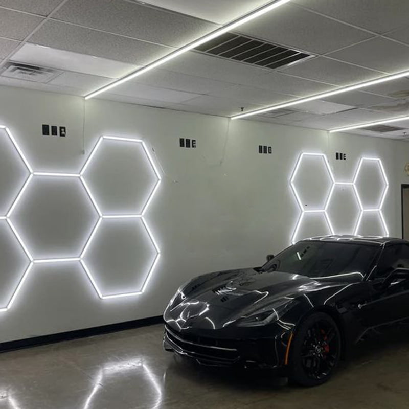 Hexagon Detailing Light Setup For Auto Enthusiasts